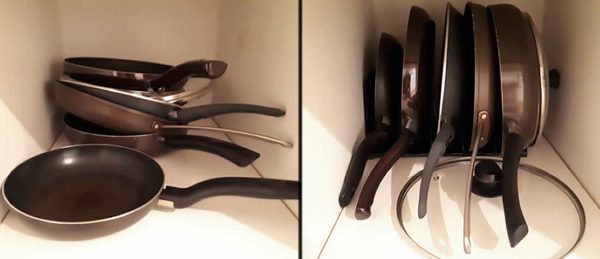 My top three ideas to store frying pans – Nice & Neat